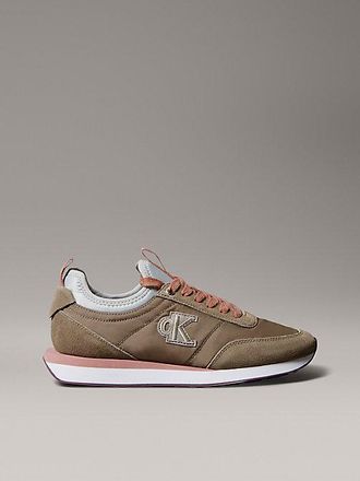 Calvin Klein 1979 - Runner Sneakers Mit Charakteristischem Logo - Desert Taupe/blush/bordeaux - Damen - EU 35