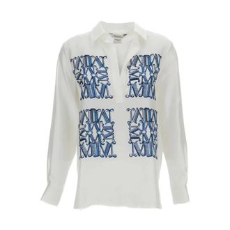 Max Mara Femme, Blouses et Chemises, Blanc, Taille: 38 FR MXMFiltro Camicia Oceano