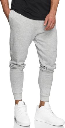 Indicode Herren Eberline Jogginghose aus 60% Baumwolle | Trainingshose Jogger f&uuml;r M&auml;nner Lt Grey Mix, XXL