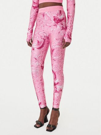 Versace Jeans Couture Leggings 80HAC101 JS532 Violett Slim Fit