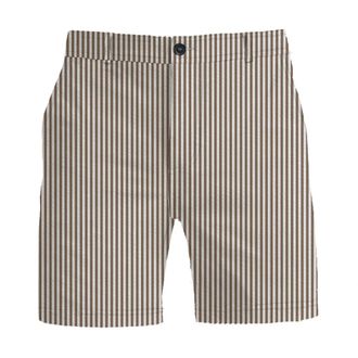Saint Barth Homme, Shorts, Multicolore, Taille: L Seersucker Bermuda