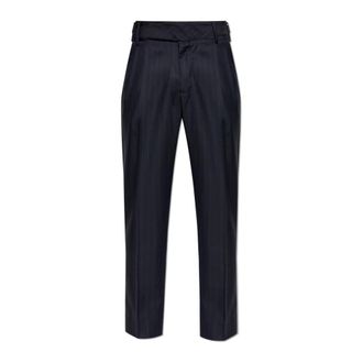 Dolce & Gabbana Wollhose mit B&uuml;gelfalte- tailliert - - Trousers - Herren - Blau - M