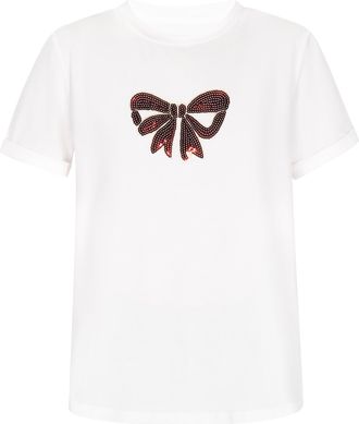 Mymo T-Shirt Frauen Wei&szlig;