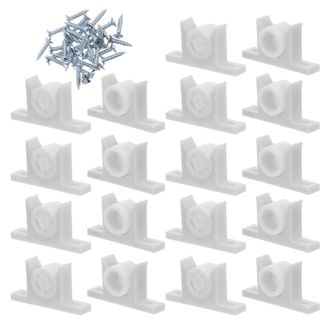 OSALADI 30 St&uuml;ck Schrankt&uuml;rverschluss aus Bruchfestem Kunststoff mit Schrauben Ger&auml;uschloser Blendenclip f&uuml;r K&uuml;chenschr&auml;nke und M&ouml;belt&uuml;ren