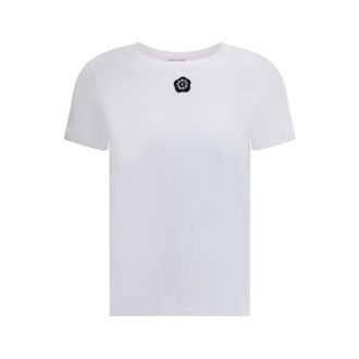 Kenzo Femme, Tops, Blanc, Taille: 36 FR Boke Flower 2.0 T-Shirt en Coton