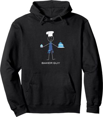 Whyitsme Design Lustiges B&auml;cker-Design f&uuml;r Jungenb&auml;cker Pullover Hoodie