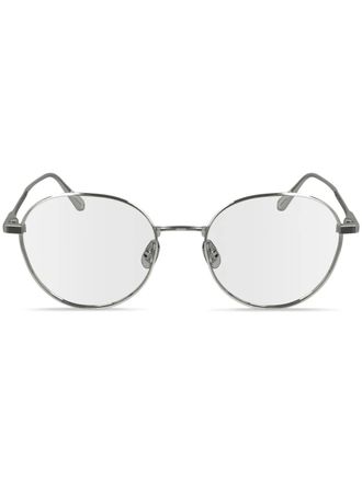 Calvin Klein Brille mit rundem Gestell - Silber
