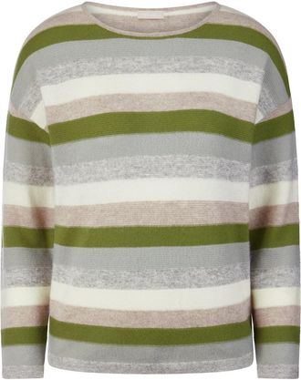 Peter Hahn Rundhals-Pullover Peter Hahn grün