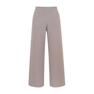 Maliparmi Maliparmi - Pantalon Coupe Droite Mat - Femme - Pantalons - Gris - Taille: 36 FR