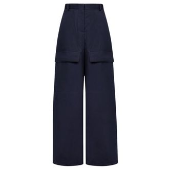 Stella McCartney Wide Hosen - - Trousers - Damen - Blau - M