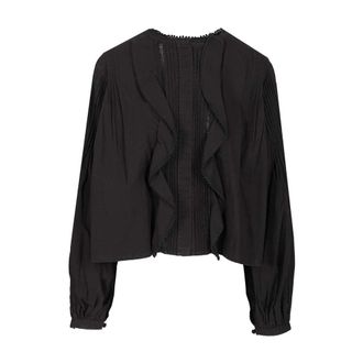 Isabel Marant Damen, Blusen & Hemden, Schwarzk, SGr&ouml;&szlig;e