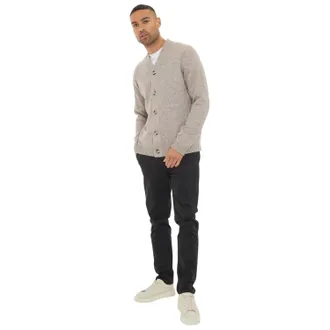 Threadbare Dutch Strickjacke f&uuml;r Herren (Holzkohle-Mergel)