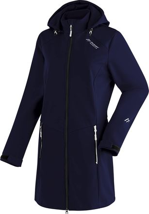 Maier Sports Damen, Da-Softshellmantel, Night Sky/White, 36
