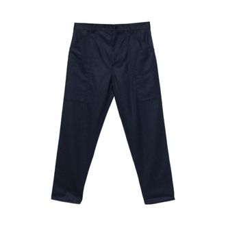 Brunello Cucinelli Virgin Wool Straight Hosen - - Trousers - Herren - Blau - XL