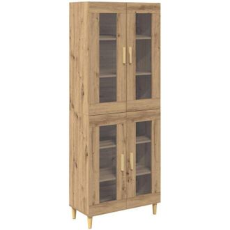 vidaXL Highboard Artisan-Eiche 69,5 x 34 x 180 cm Holzwerkstoff vidaXL