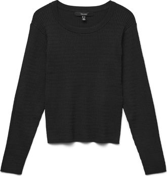 Vero Moda Vmsilje Ls O-Neck Cable Pullover Noos