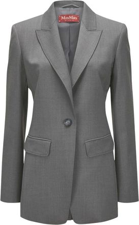 Max Mara Femme, Vestes, Gris, Taille: 42 FR Veste Farad