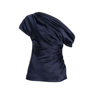 SIMKHAI One-shoulder Draped Top