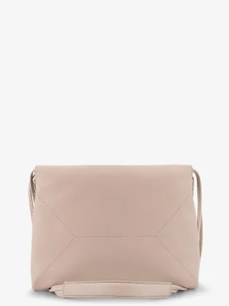 Brunello Cucinelli Womens Duo Leather Shoulder Bag Beige