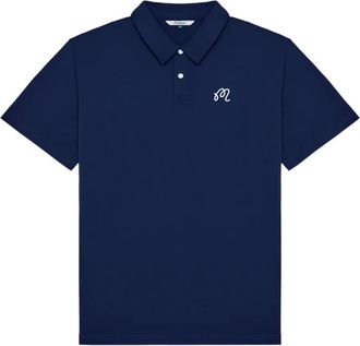Malbon Golf Poloshirt mit Fairway-Stickerei - Blau