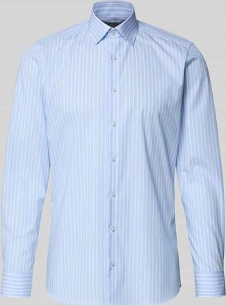 Olymp Level 5 Slim Fit Business-Hemd mit Kentkragen