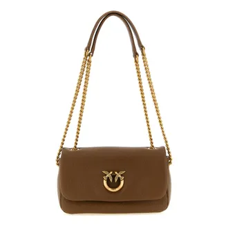 Pinko Pinko, Femme, Sacs, Brun, Taille: ONE Size Sac port&eacute; &eacute;paule Love Birds