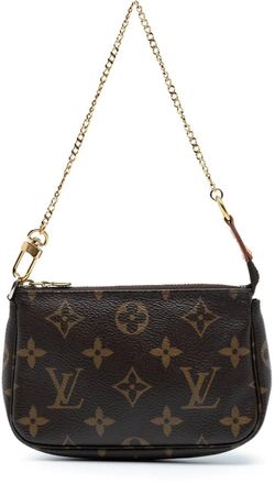 Louis Vuitton Crossbody Bags - Monogram Mini Pochette Accessoires - Gr. unisize - in Braun - für Damen