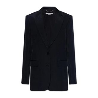 Stella McCartney Leinen Blazer Jacke - - Jackets - Damen - Schwarzk - S