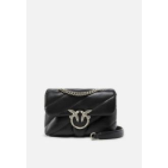 Pinko Pinko, Femme, Sacs, Noir, Taille: ONE Size Mini Love Puff Crossbody Bag
