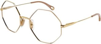 Chlo&eacute; Femme, Accessoires, Brun, Taille: 53 MM Lunettes de vue g&eacute;om&eacute;triques