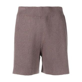 Joseph Braune Kaschmir-Baumwoll-Freizeithorts - - Shorts - Damen - Braun - S