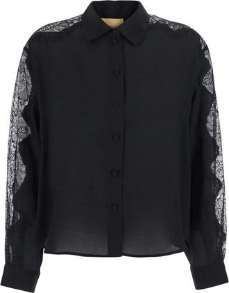 Momoni Vetra Shirt - - Blouses & Shirts - Damen - Schwarzk - M