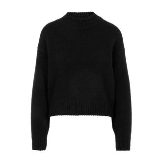 Marc Cain Femme, Pulls, Noir, Taille: 38 FR Maille col rond