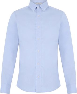 GANT Homme, Chemises, Bleu, Taille: M Chemise Popeline Classique Coupe Slim