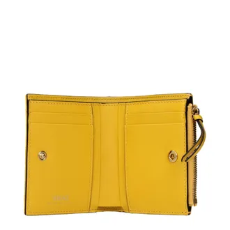 Versace Quilted Leather Wallet - Yellow