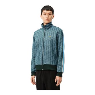 Lacoste Homme, Sweatshirts et sweats &agrave; capuche, Vert, Taille: M Sweat Monogramme Zip Homme