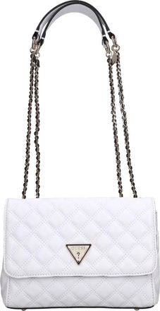 Guess Femme, Sacs, Blanc, Taille: ONE Size Giully Quilted Crossbody