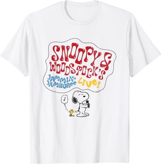 Peanuts Snoopy Woodstock singt T-Shirt