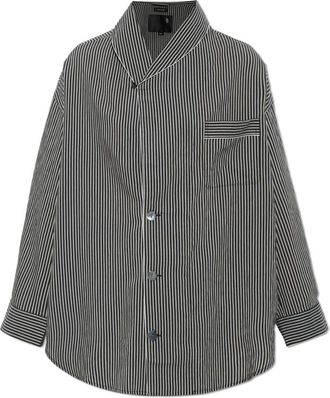 R13 Oversize Hemd - - Blouses & Shirts - Damen - Schwarzk - 2XS