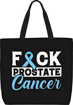 Generic Sac De Courses Combattant Contre Le Cancer De La Prostate Sac &Agrave; Provisions En Toile R&eacute;utilisable De Grande Capacit&eacute; Sacs En Toile Pour Femmes, Pour &Eacute;c