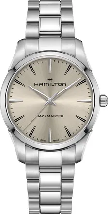 Hamilton Jazzmaster Quartz 40 mm, Edelstahl, Analog Herrenuhr H32461121