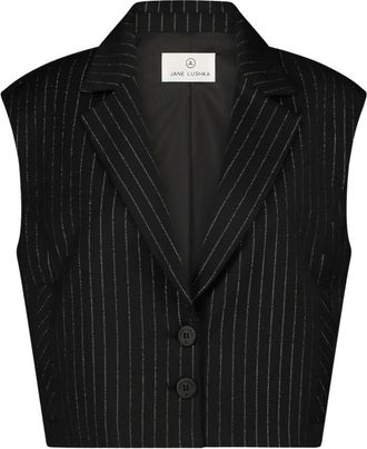 Jane Lushka Damen, Jacken, Schwarzk, XSGröße