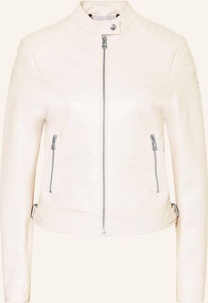 Belstaff Lederjacke Mollison weiss