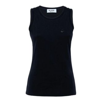 Blugirl Femme, Tops, Bleu, Taille: 38 FR Canotta in Jersey