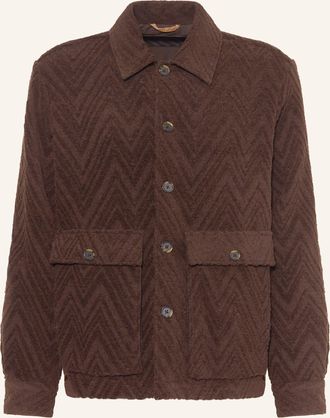 Mos Mosh Mos Mosh Gallery Jacquard-Jacke Mmgluis Clair braun