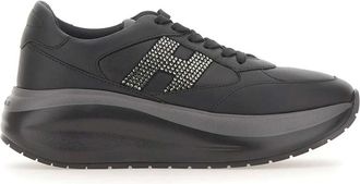 Hogan Femme, Chaussures, Noir, Taille: 37 1/2 EU Maxi I Active Baskets