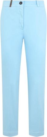 PESERICO Femme, Pantalons, Bleu, Taille: 42 FR Pantalons