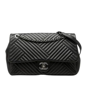 Chanel Pre-owned Classic Flap Shoulder Bag - - Pre-owned - Damen - Schwarzk - ONE SIZE
