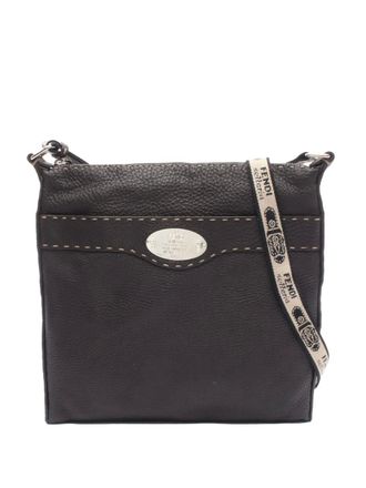 Fendi sac &agrave; bandouli&egrave;re Selleria en cuir (2010-2025) - Marron