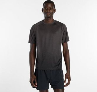 New Balance Herren Viz-Tech Run T-Shirt in Schwarz, Poly-Strick, Gr&ouml;&szlig;e 2XL